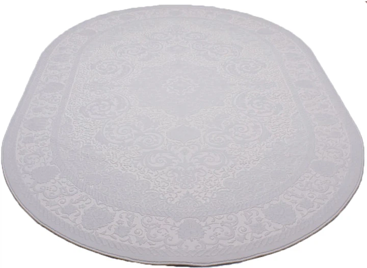 Акриловый ковер MYRAS 9696B 0,8x1,5 C.BONE/C.BONE Овал – купить онлайн ...