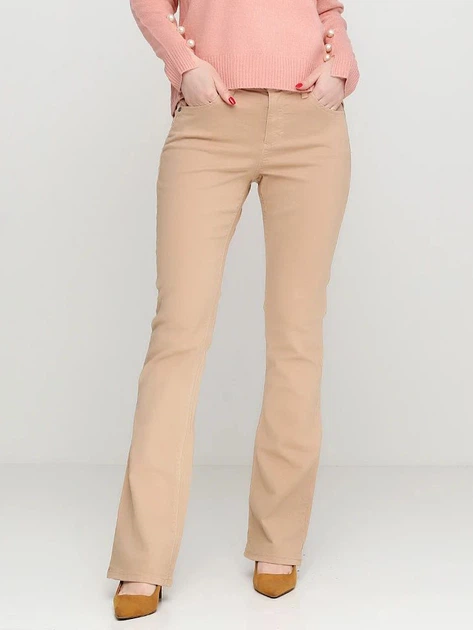 Джинси Кльош жіночі United Colors of Benetton 150283 28 Коричневі ...