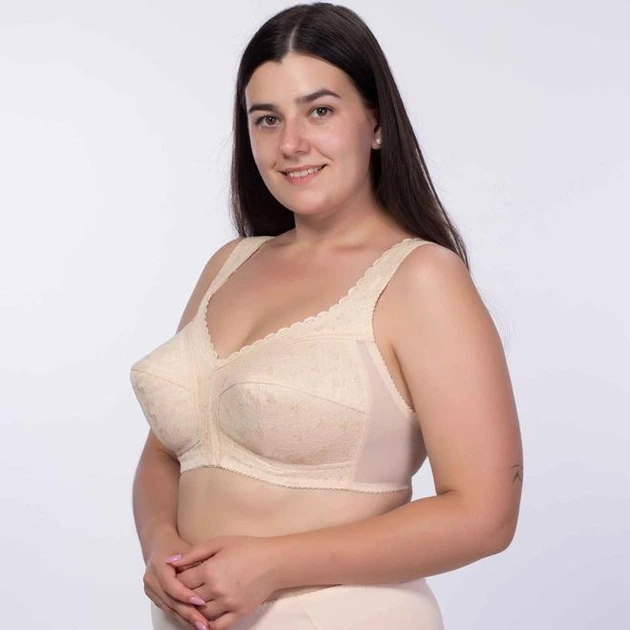 Бюстгальтер без кісточок з широкою бретеллю Elita 215 бежевий 100F от продавца: SifLingerieStore ...