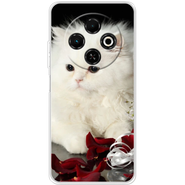 Силиконовый чехол BoxFace Tecno Spark 30C Fluffy Cat (64173-up246 ...