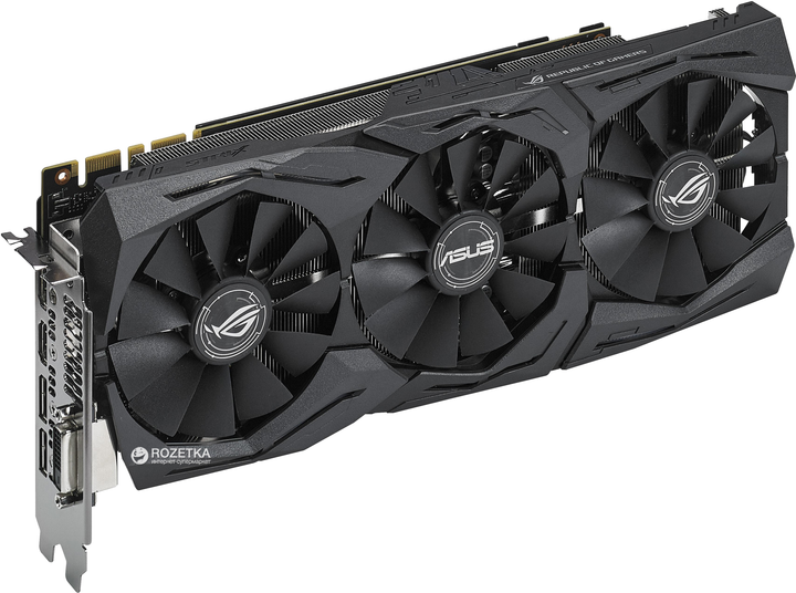 Видеокарта Asus PCI-Ex GeForce GTX 1070 ROG Strix 8GB GDDR5 (256bit ...