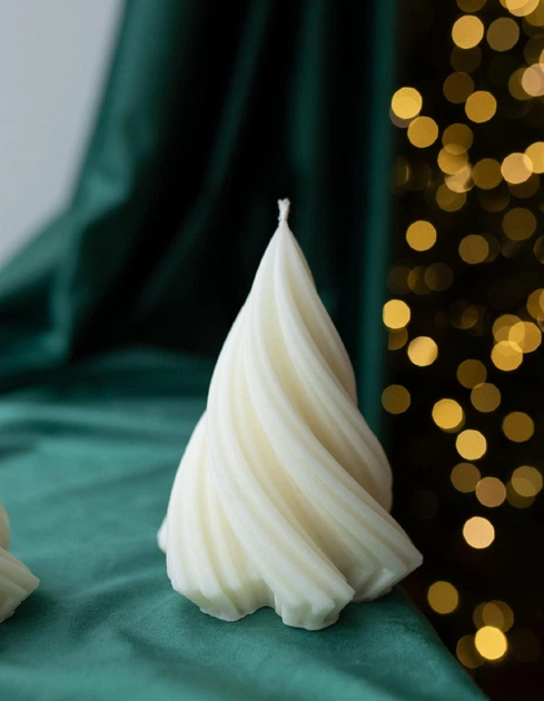 Свічка Ялинка Спіральна L соєвий віск 14 5 см купити онлайн на Rozetka