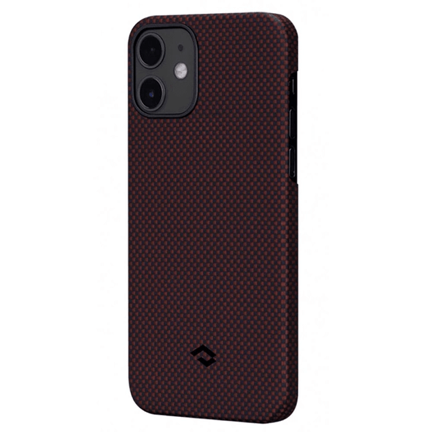 Чехол-накладка Pitaka MagEZ Case Plain Black/Red for iPhone 12 mini ...