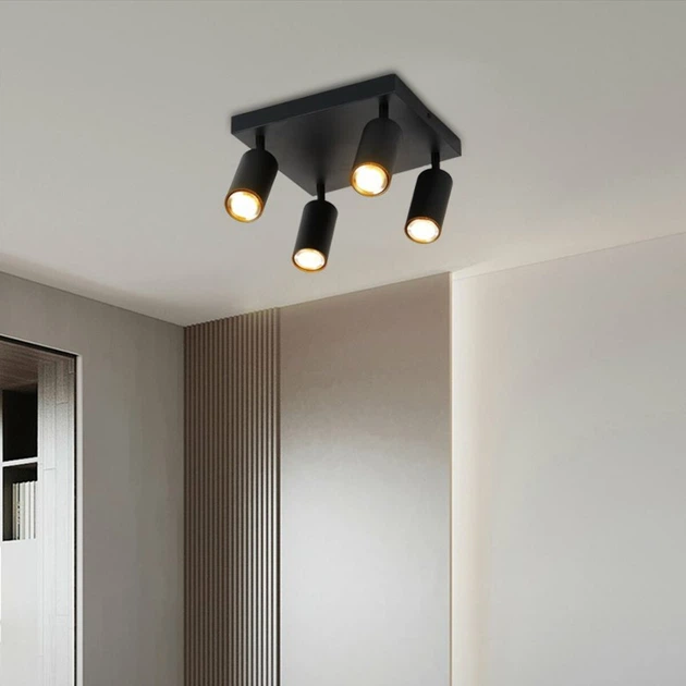 Светильник потолочный (спот) Light House SRS-19829 BK/4 черный – фото ...