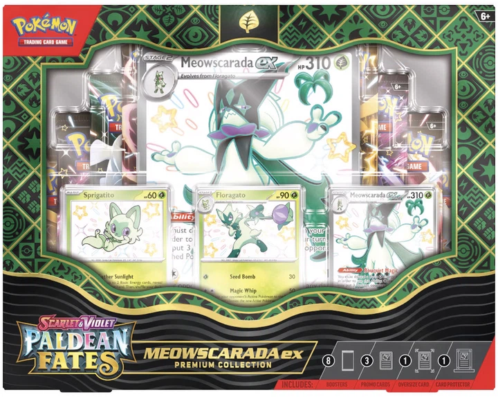 Коллекционная карточная игра Pokemon SV4.5 Paldean Fates Premium ...