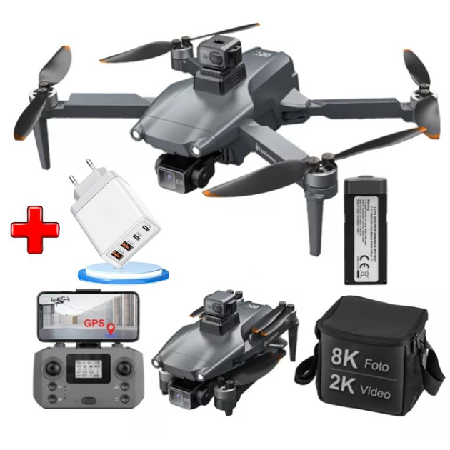 Квадрокоптер дрон с камерой LYZRC L600 PRO 4K HD, GPS, FPV до 1500 м ...