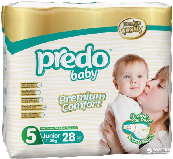 Подгузники Predo Baby Junior 5 Twin 11-25 кг 28 шт T-105 (8680716084154 ...