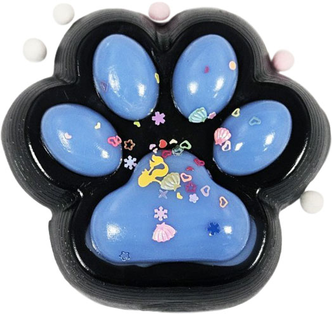 Игрушка-антистресс Bambi Лапка 7 см 6675.12 Black/Blue (6675.12 b/b ...