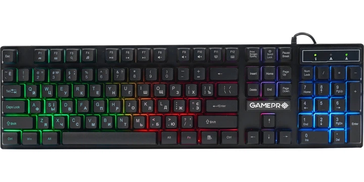 Клавиатура GamePro GK296 RGB Black – фото, отзывы, характеристики в ...
