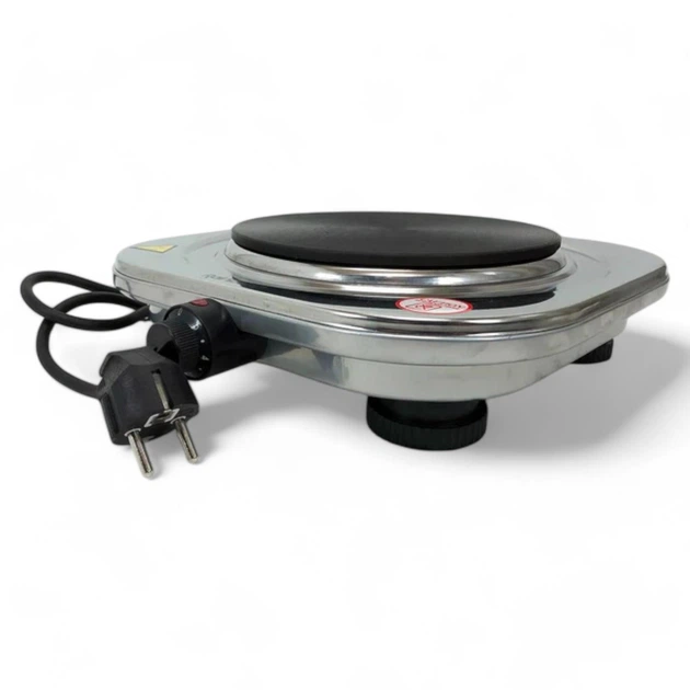Електроплита Rainberg RB-009 однокомфорочна дискова нержавіюча сталь ...