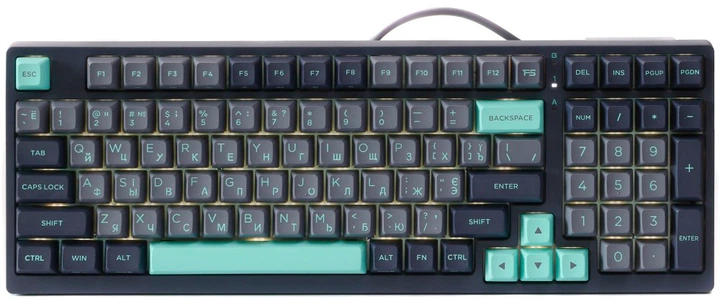 Клавіатура A4TECH Fstyler FS300 USB Panda Rock Climbing чорний 287775 ...