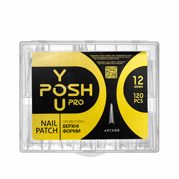 Верхняя форма для наращивания ногтей YouPOSH Nail Patch упаковка 120 шт ...