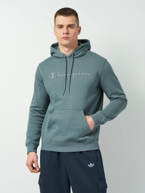 Худі чоловіче Champion 218282-ES017 M Зелений опал (8054112577280) – в ...