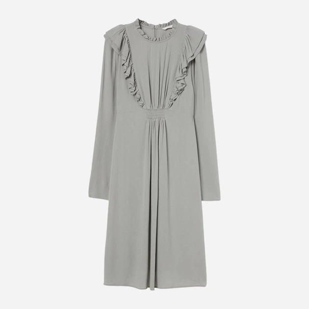 Платье для беременных миди летнее H&M 060942765 L Серое ...