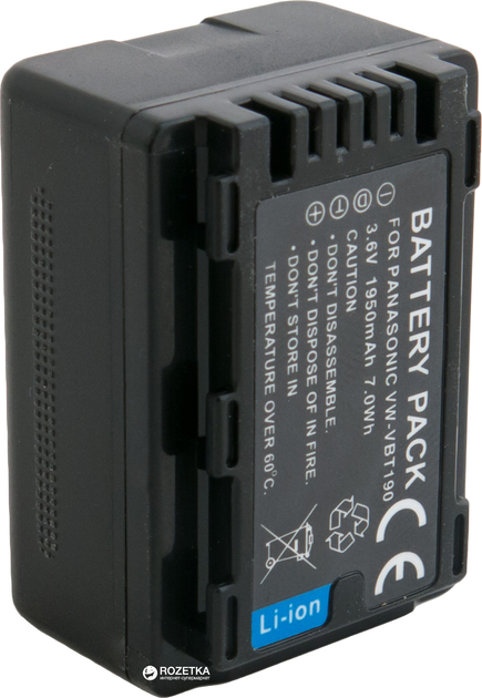 Аккумулятор ExtraDigital для Panasonic VW-VBT190 (BDP2691) – фото ...