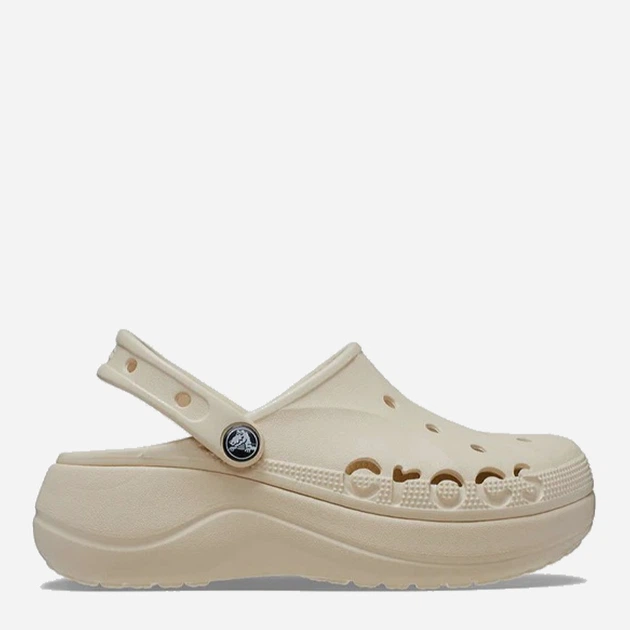 Женские кроксы Crocs Baya Platform Clog 208186-11S 38-39 (W8) 24 см Бежевые (1962653202950 ...