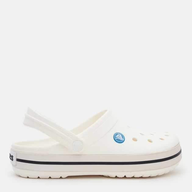 Жіночі крокси Crocs Crocband Clog 11016-100 38-39 (M6/W8) 24 см White (883503475946 ...