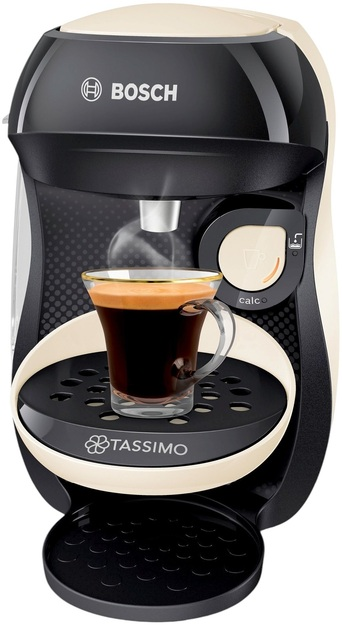 Капсульная кофеварка Bosch TASSIMO Happy TAS1007 1400W Cream – фото ...