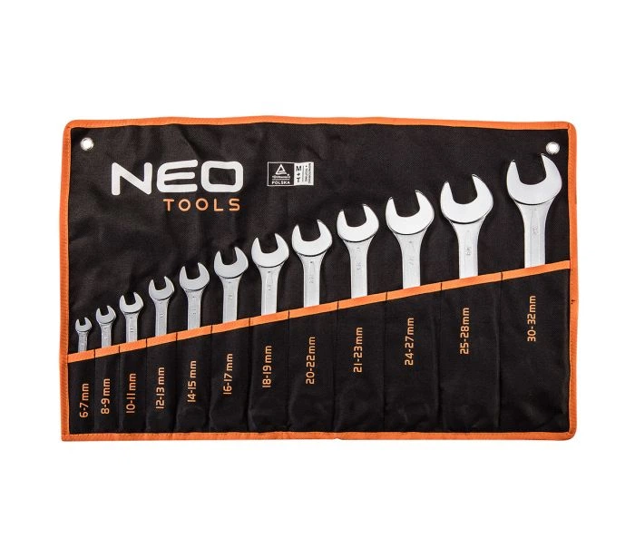 Набір ключів ріжкових 6x7-30x32 мм 12 од. - 09-852 NEO TOOLS – фото ...