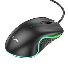 Мишка HOCO GM19 Enjoy Gaming luminous wired mouse Black – фото, відгуки ...
