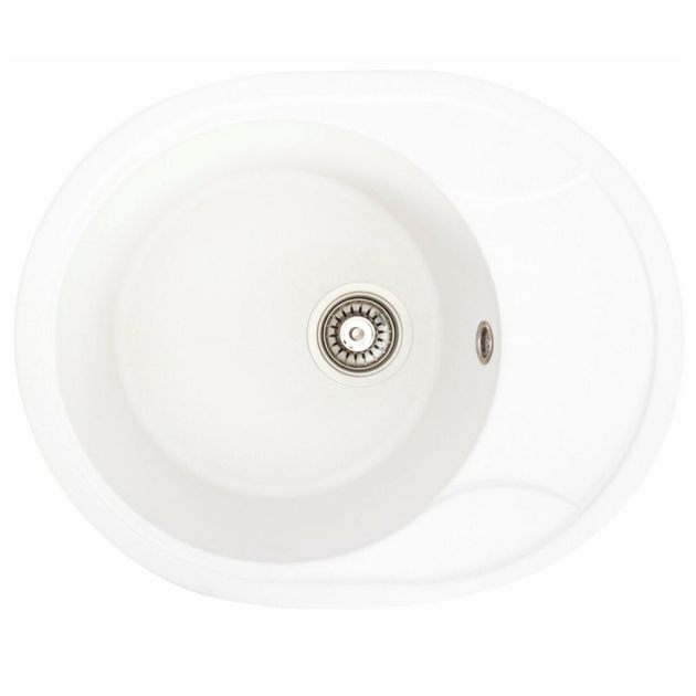 Мойка для кухни PLATINUM 5847 ONYX матовая Белая – фото, отзывы ...