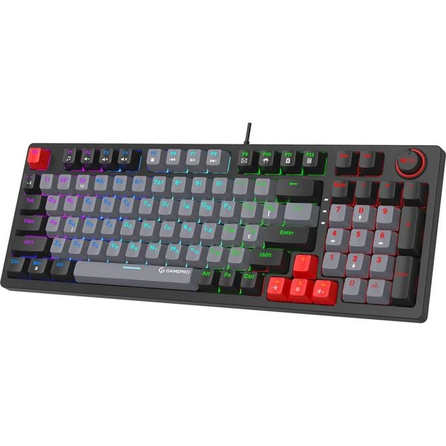 Игровая клавиатура GamePro MK120B LED Red Switches USB Black – фото ...