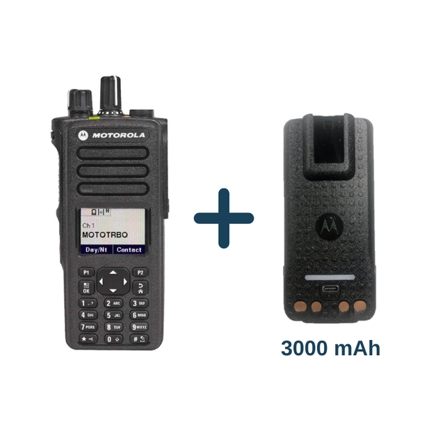 Рация Motorola DP4800E VHF AES 256 + аккумулятор 3000 mAh с type-c ...