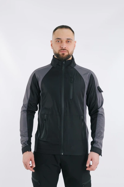 Куртка Intruder Softshell Lite "iForce" Черная с серым XXL (1589542223/4) – Брендовая одежда ...