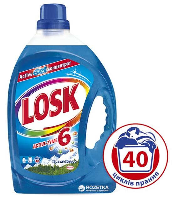 Гель для стирки Losk Горное Озеро 2.92 л (9000101027594) – фото, отзывы ...