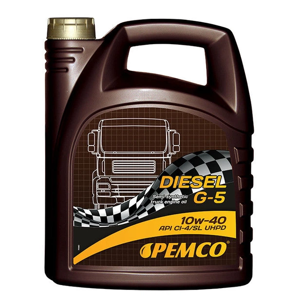 Моторное масло PEMCO DIESEL G-5 SAE 10W-40 API CI-4/CH-4/CG-4/CF-4/SL E7/A3/B3/B4 5 л – фото ...