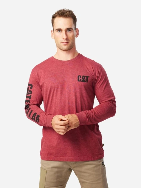 Лонгслів чоловічий Caterpillar (CAT) 1510034-12123 2XL Червоний ...