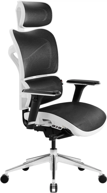 Крісло офісне ергономічне Diablo Chairs V-Commander White-Black ...