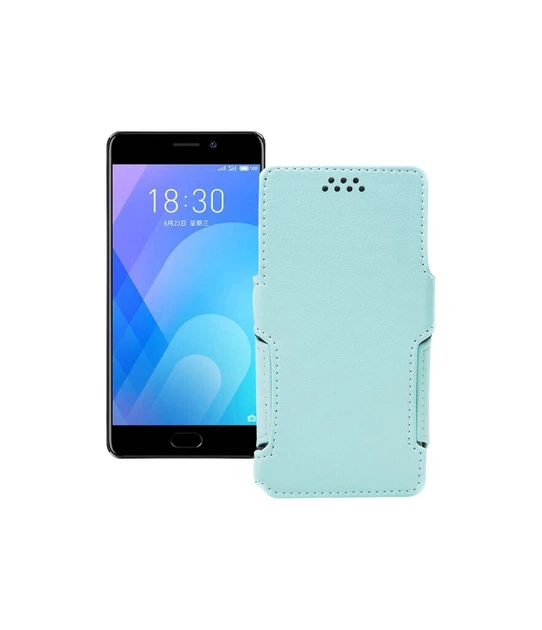 Чохол-книжка з екошкіри для телефону Meizu M6 Note Небесний – фото ...
