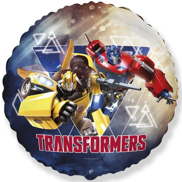 Фольгована повітряна кругла куля Flexmetal Трансформери команда 18" 46 ...