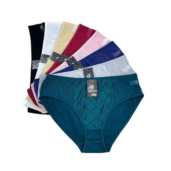 Трусы женские слипы Anttifu L однотонные 18454 - 8 шт от продавца: Da-na – в интернет-магазине ...