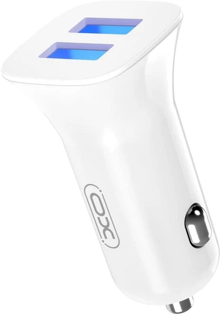 Автомобильное зарядное устройство XO CC31 2.4A/2 USB White (XO-СC31-WH) – фото, отзывы ...