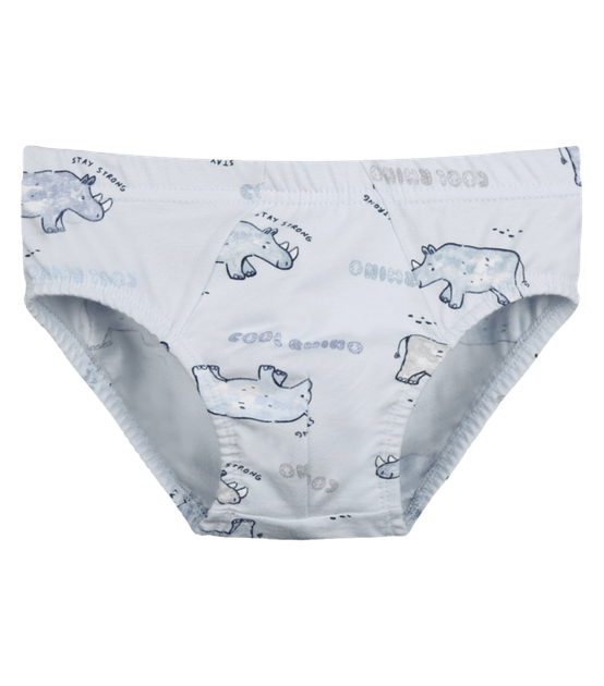 Детские трусы плавки с принтом Носорог - Donella - 768102 - 86-92 см - Светло-голубой от ...