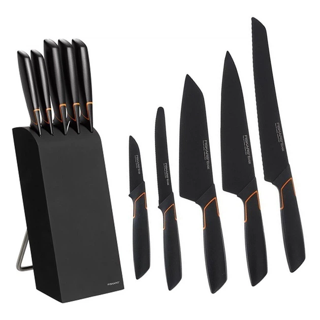Набор 5 ножей в блоке Fiskars Edge 1003099 – купить онлайн на ROZETKA