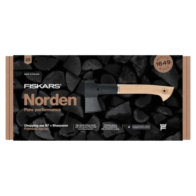 Кемпинговый набор Fiskars Norden Premium Axe N7+ Blade cover 1051147 ...