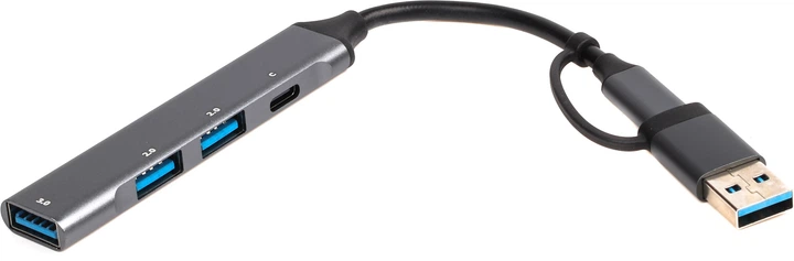 USB-хаб Maxxter 3.0 Type-C на 4 порта (HU3C-4P1CN-01) – фото, отзывы, характеристики в интернет ...