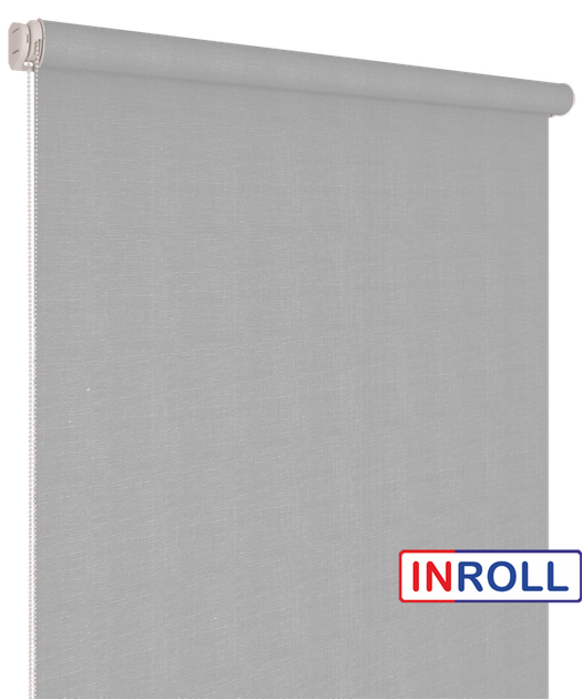 Ролета тканевая INROLL Есо-Mini Plus 127,5х165 см BO Berlin Серый 054 ...