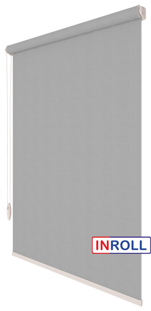 Ролета тканевая INROLL Есо-Mini Plus 130х165 см BO Berlin Серый 054 ...