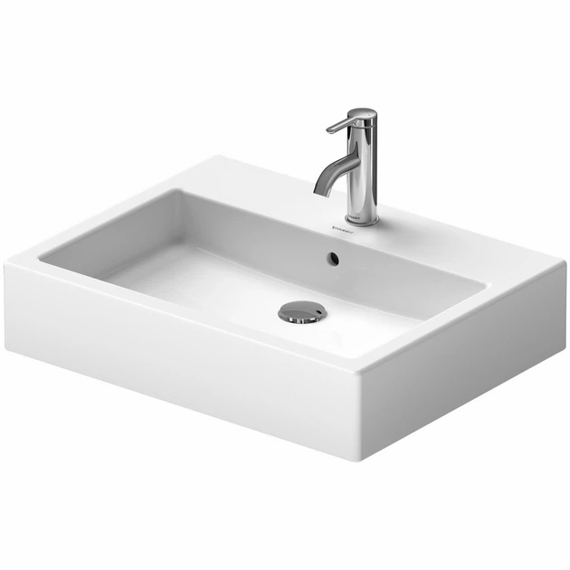 Умывальник накладной DURAVIT Vero 595x465x175мм прямоугольный белый ...