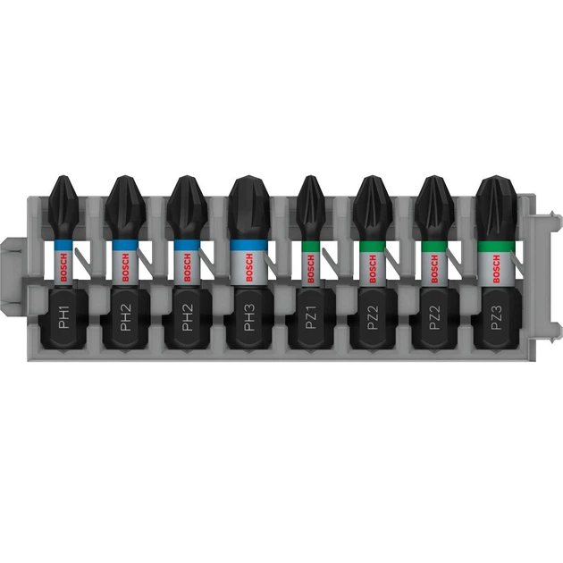 Набір біт Bosch Impact Control 25 мм 8 шт. (2608522323) – фото, відгуки ...