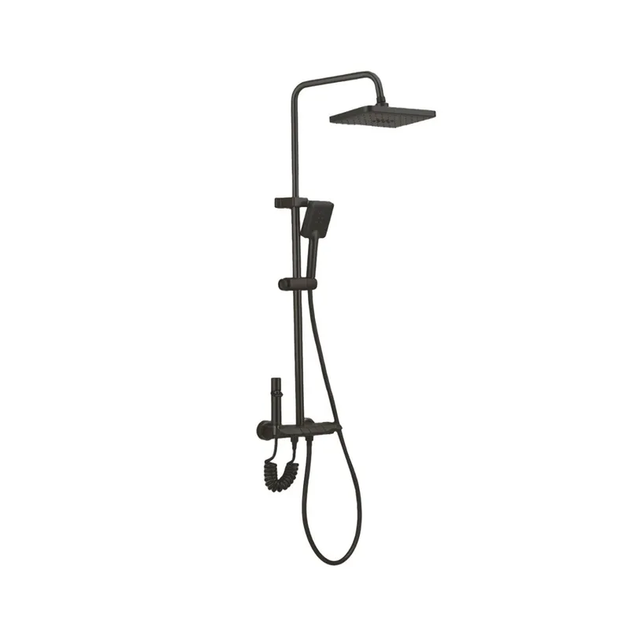 Душова колона Armata BCS-009-J Black зі змішувачем з кнопковим перемикачем, 4 режими (CH6508 ...
