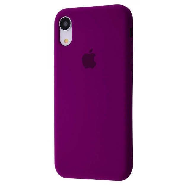 Чохол силіконовий Premium Silicone Case Full для Apple iPhone Xr purple ...