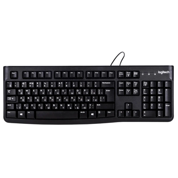 Клавіатура Logitech K120 (UKR OEM) (920-002643) – фото, відгуки ...