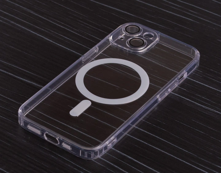 Чехол для iPhone 15 Plus Magsafe Shade Phone Series Прозрачный – фото ...