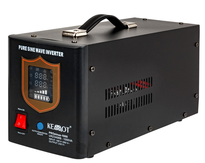 Гібридний ДБЖ інвертор Kemot PROsinus-1000 12V 230V 1000VA/700W – фото ...