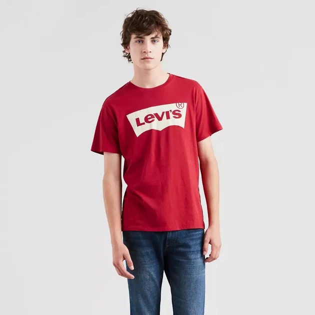 Футболка Levi's Logo Classic T-Shirt Color: Crimson - Red (177830141) M ...